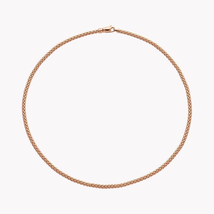 FOPE Prima Necklace in 18ct Rose Gold