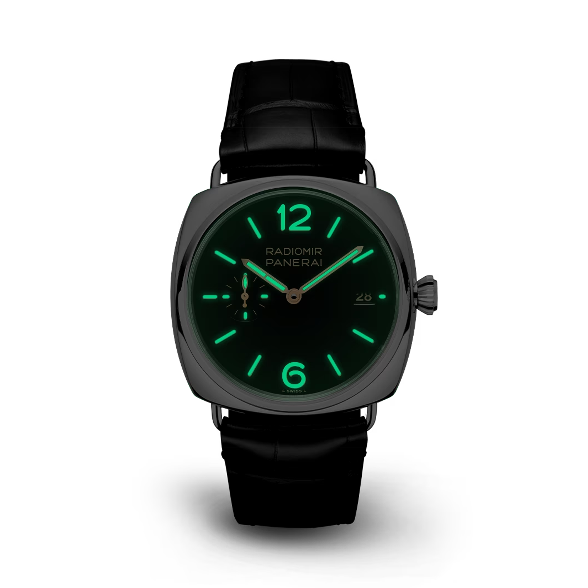 Panerai Radiomir Quaranta PAM01294 Watch - 40mm, Black Dial, Arabic and ...