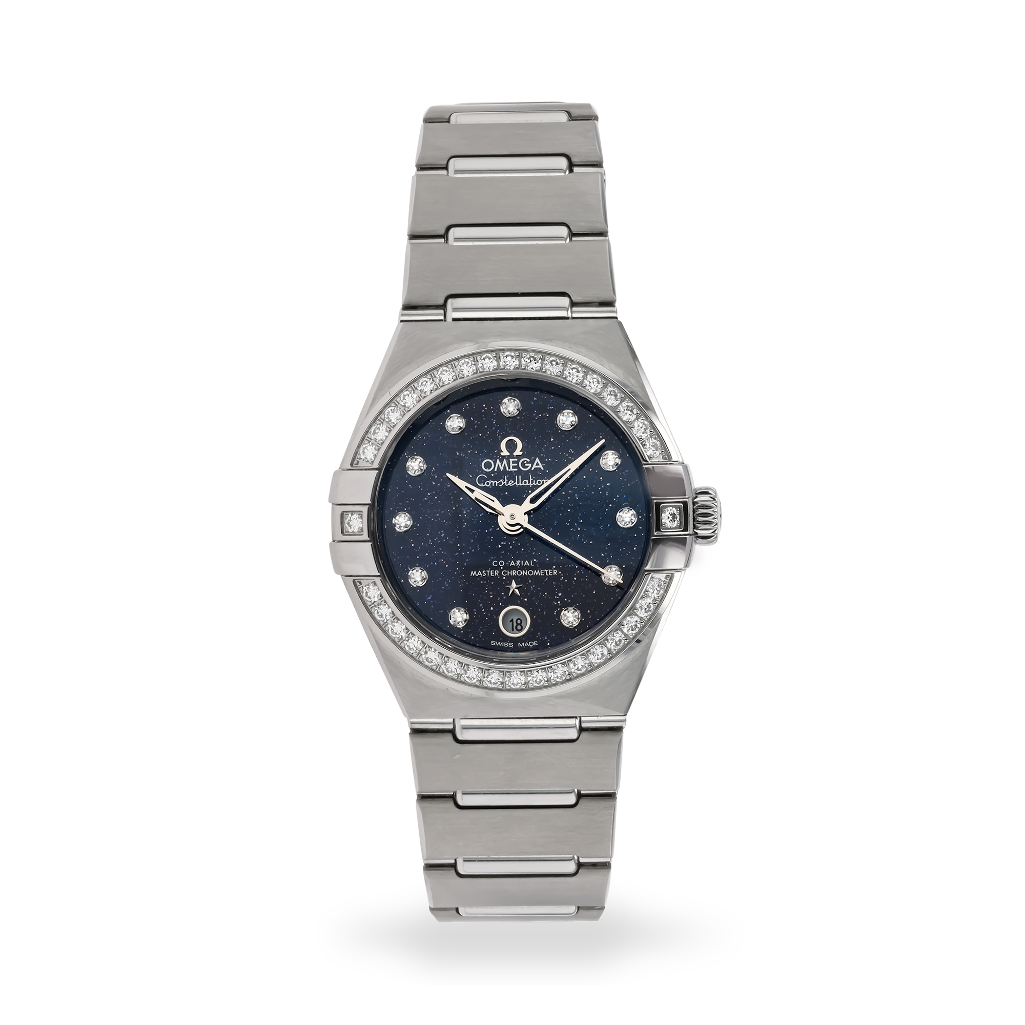 Pre-Owned OMEGA Constellation O13115292053001 Watch - 29mm, Blue Dial ...
